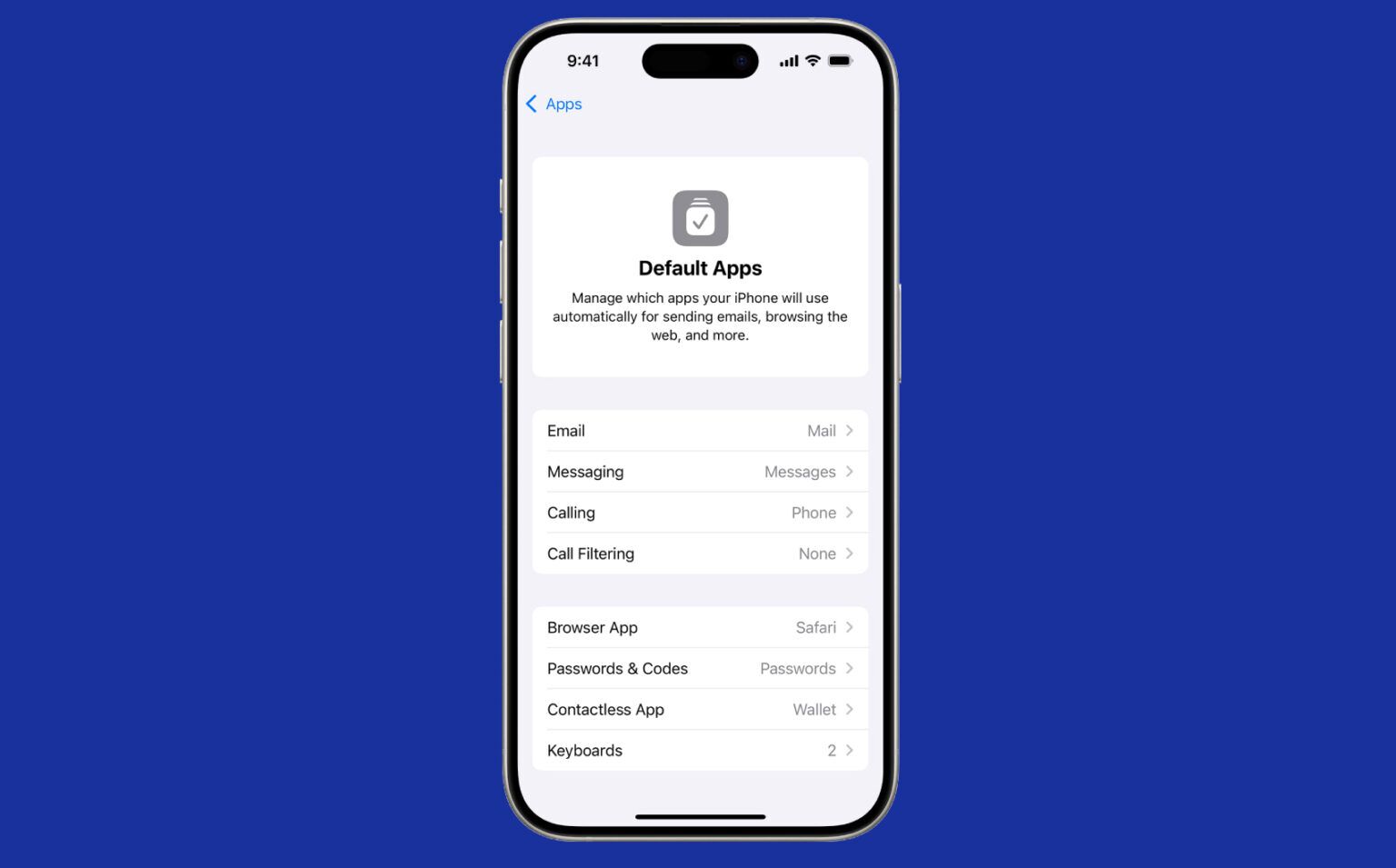 iOS 18.2 Helps You Manage Default Apps on your iPhone - CreativeTechs